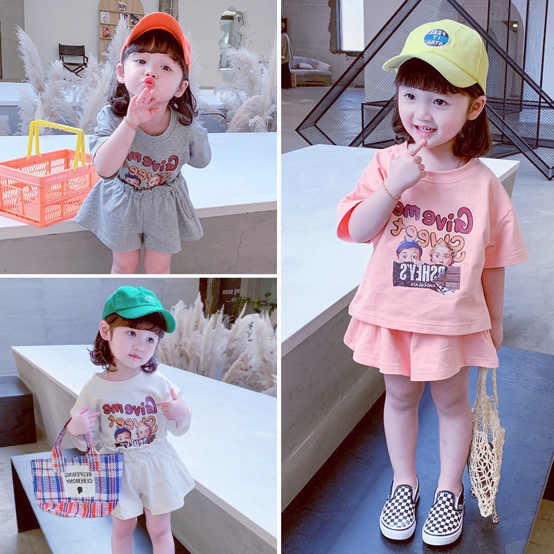 [Limited Time Special Offer] Girls Summer Suit 2022 New Style Baby ...