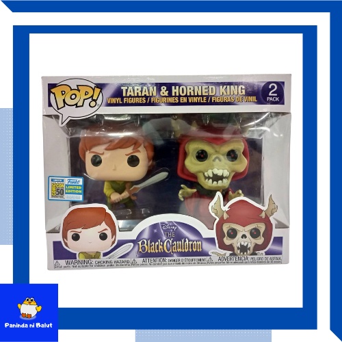 Funko Pop! 2 Pack The Black Cauldron - Taran & Horned King Sdcc ...
