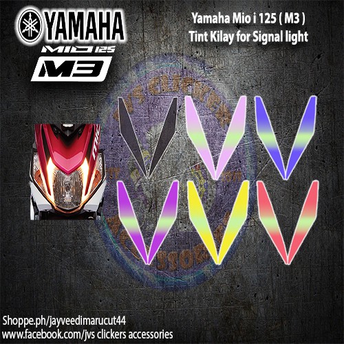 Yamaha Mio I 125 M3 Signal Light Tint kilay film winker | Shopee ...