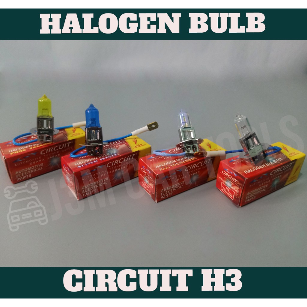 Halogen Bulb Circuit H3 12v 55w/ 100w ; 24v 70w/100w | Shopee Philippines