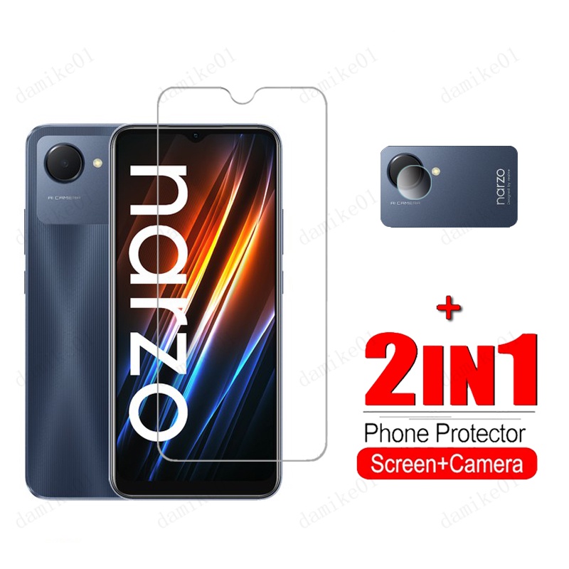 Realme Narzo 50i Prime Tempered Glass Film for Realme Narzo 50A Prime ...