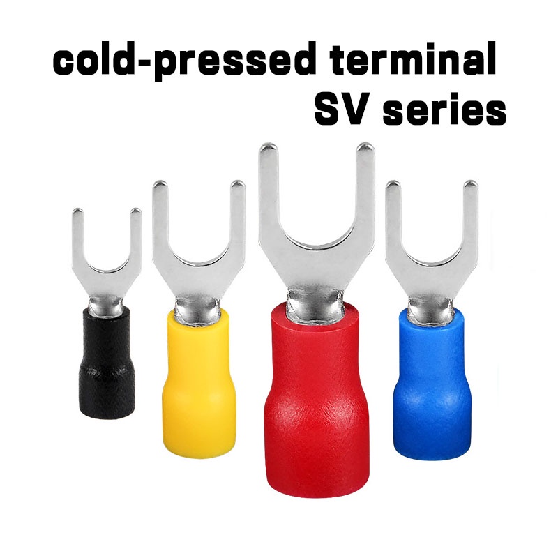 cold pressing Terminal Block SV Series U Type Y Type Insulation Insert ...