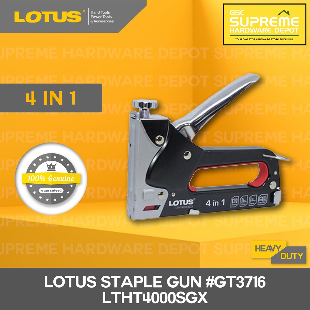 Lotus Staple Gun #GT3716 LTHT4000SGX | Shopee Philippines