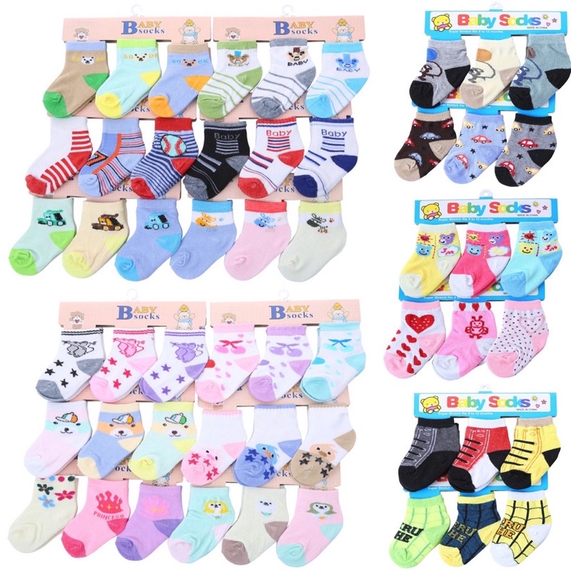 Cotton Baby Socks kids | Shopee Philippines