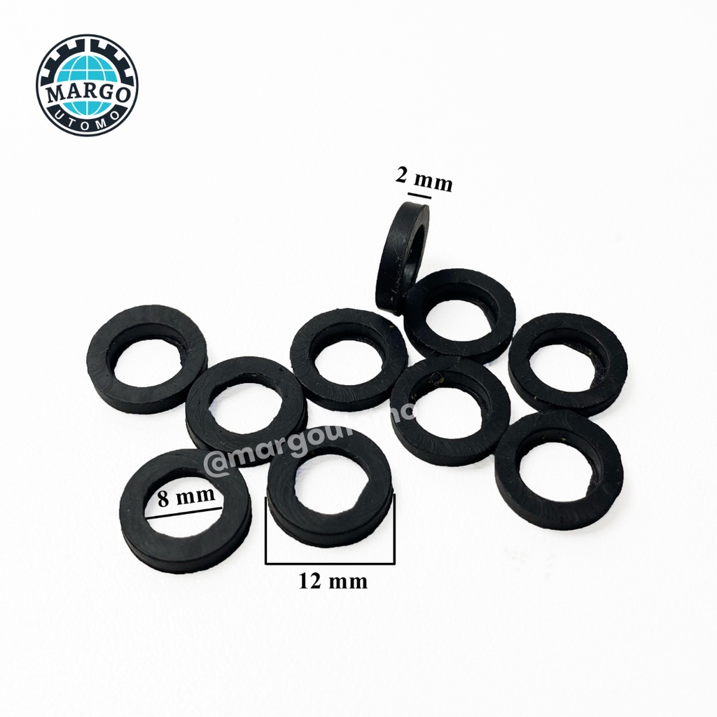 Rubber Seal O-Ring D12 D8 T2 - 10PCS | Shopee Philippines