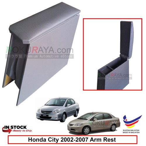 Honda City SEL (4th Gen) 2002-2008 4' Plywood PVC Armrest Center ...