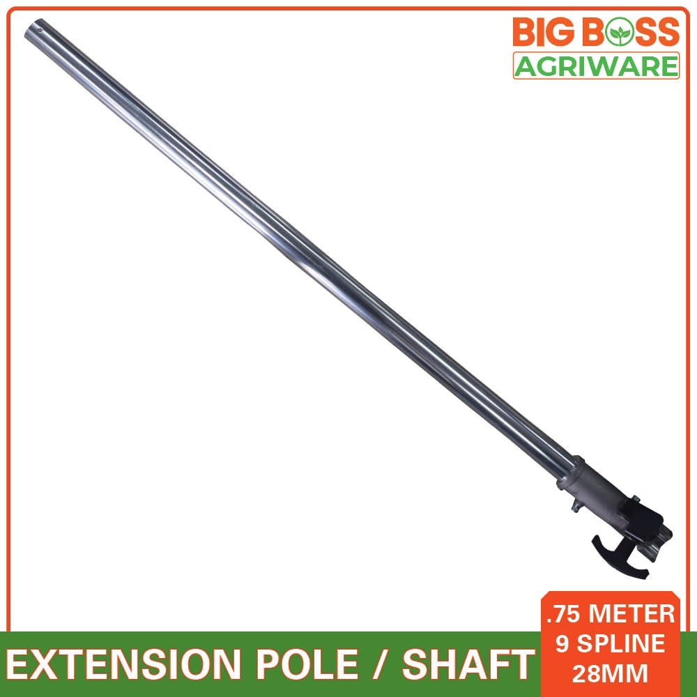 BBA 9 Spline-28mm, .75m/2.5ft Extension Pole Shaft for Grass Cutter ...