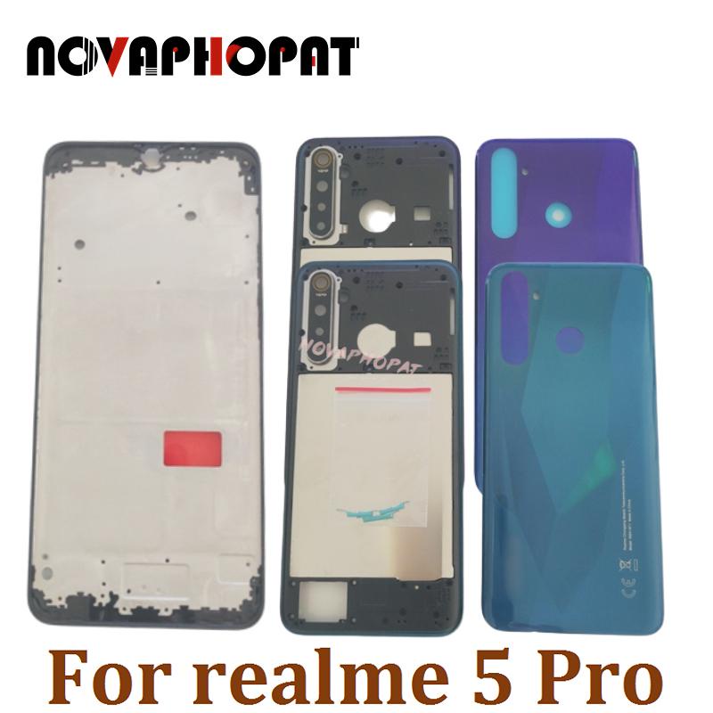 LCD Faceplate Frame Middle Bezel For Oppo Realme 5 Pro 5pro Battery ...