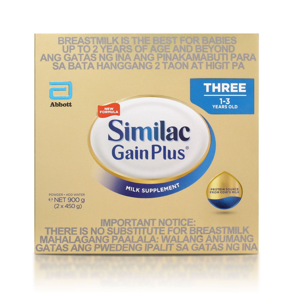 Similac Gainplus For Kids 1 to 3 years Old 900g | Shopee Philippines
