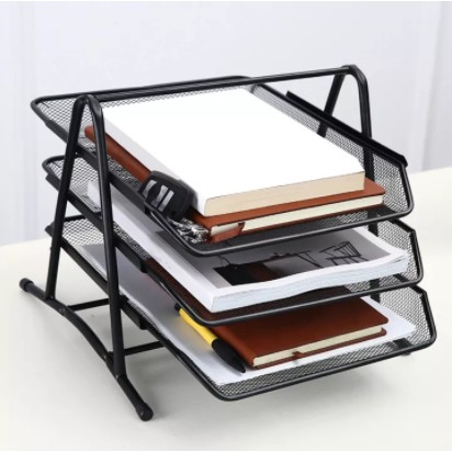 3Layer Office Paper Desk Organizer Document File Book Brochure Filling ...