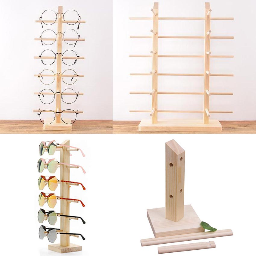 Glasses Shelf Holder Counter Top Sunglasses Storage Rack Eyeglasses ...