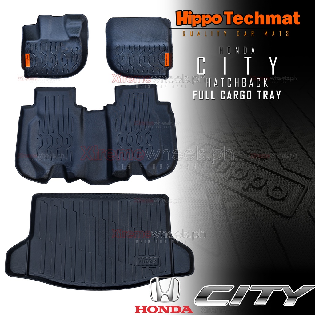 Honda City Hatchback 2018-2025 Thick Hippo Techmat Brand Deep Dish ...