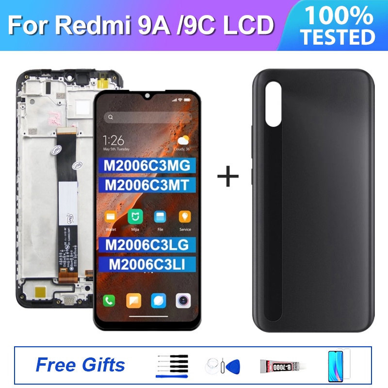 6.53" Display For Xiaomi Redmi 9A 9C M2006C3LG M2006C3MG LCD With Touch ...