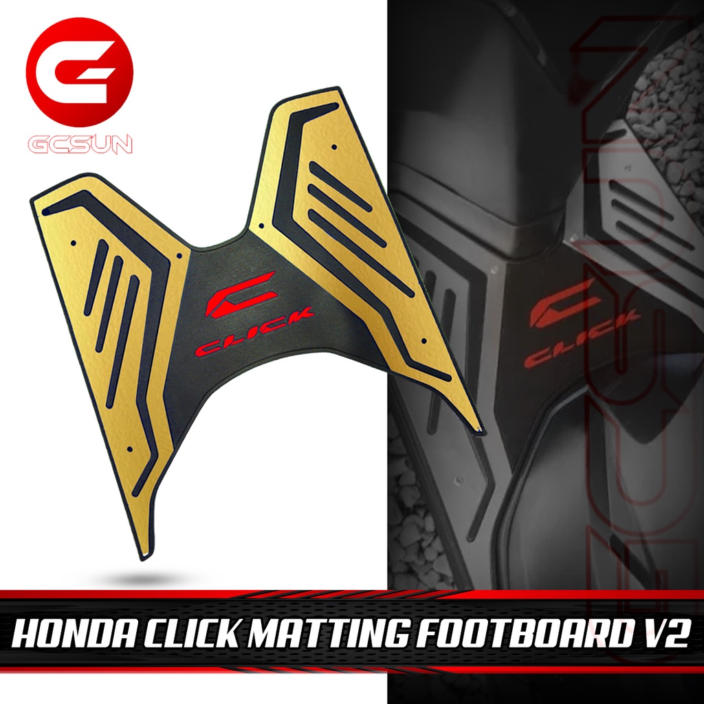 HONDA CLICK FOOTBOARD MATTING V2 - GCSUN | Shopee Philippines