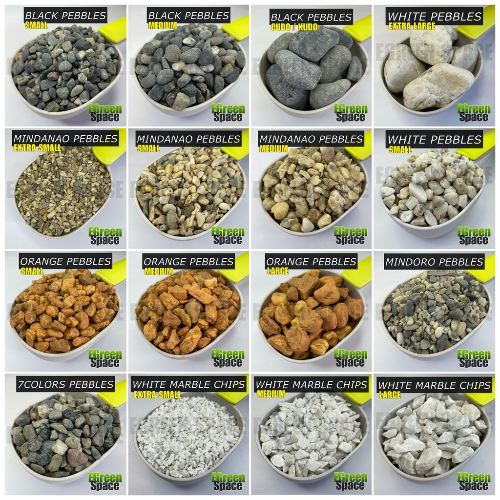 Pebbles (1 Kilo) Aquarium Stones Sand Rock | Part 2 EGreen | Shopee ...