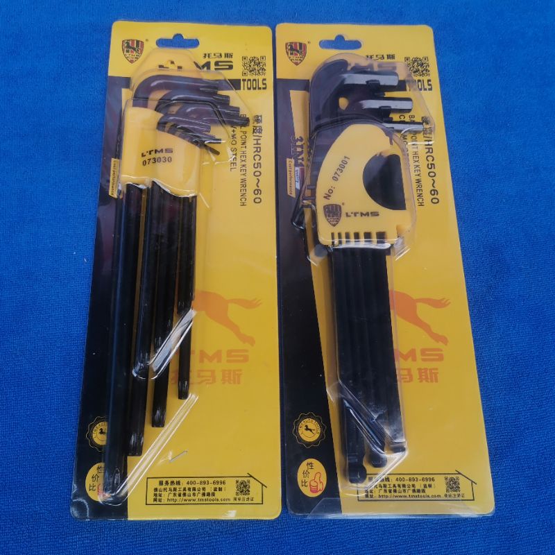 ORIGINAL LTMS allen wrench set long (1.5mm-10mm) heavy duty | Shopee ...