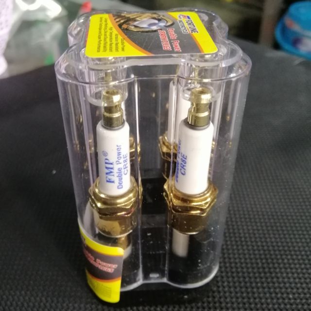 motorcycle SPARK PLUG WAVE125 CR8E (double power) | Shopee Philippines