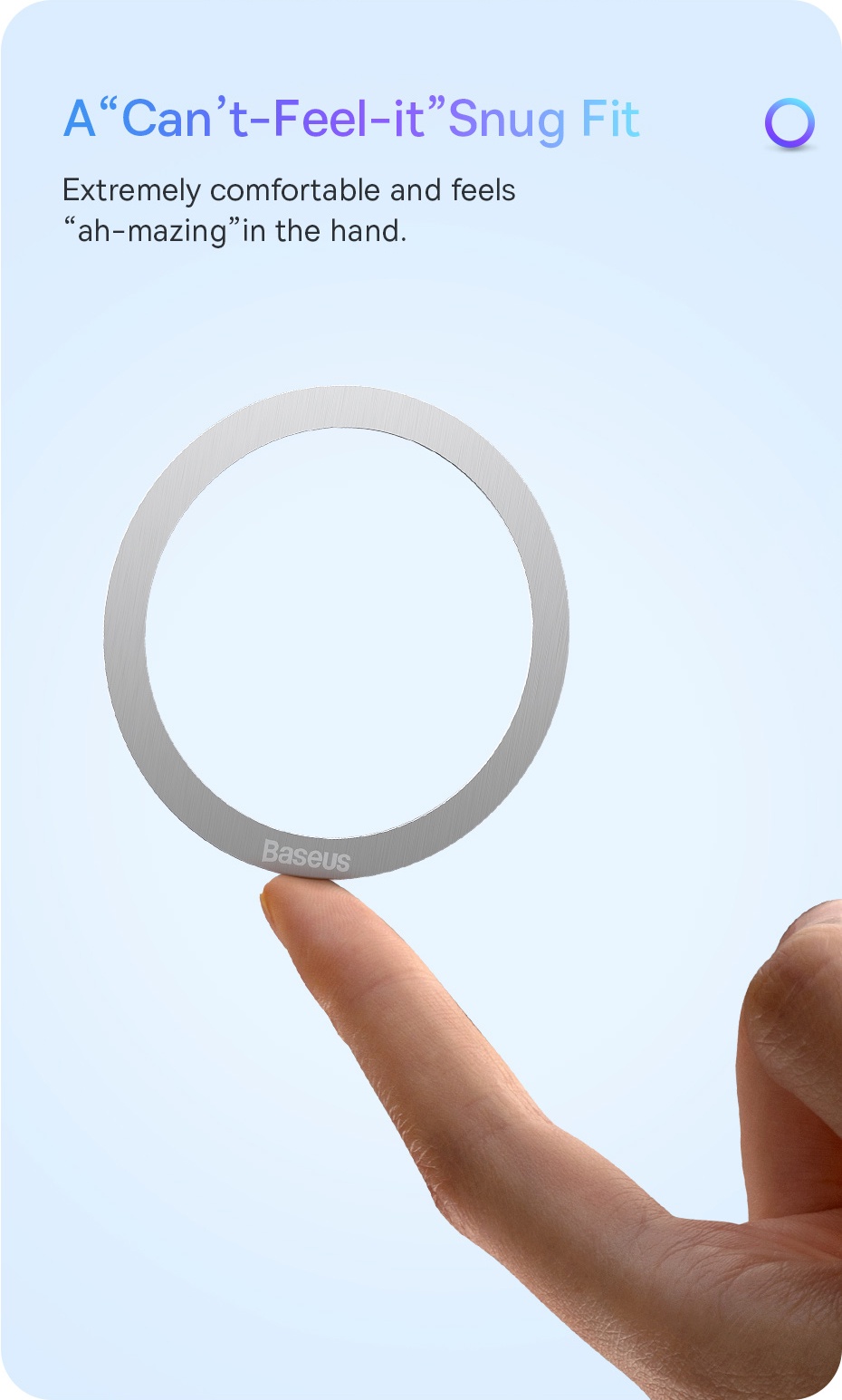 Baseus Magnetic Metal Plate Ring Sticker For Magnet Wireless Charger ...