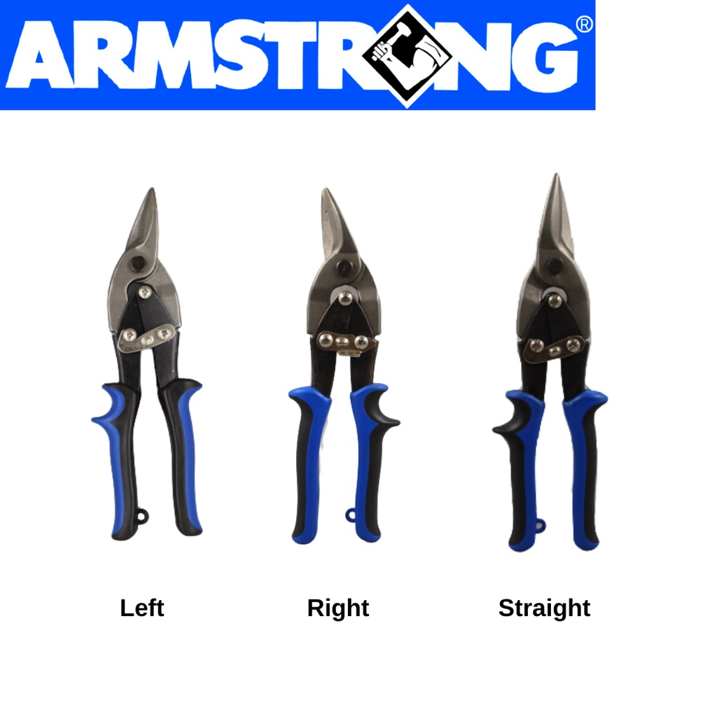 ARMSTRONG Heavy-duty Aviation Tinsip Straight Gunting Yero Metal Sheet ...
