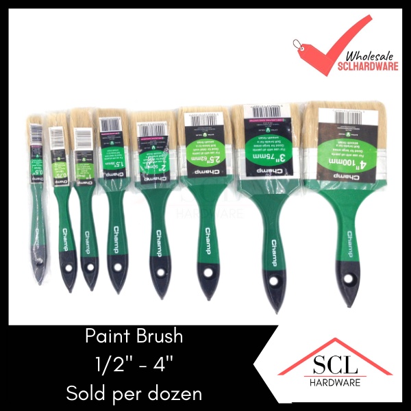 CHAMP Paint Brush 3" 4" (Wholesale) | Shopee Philippines