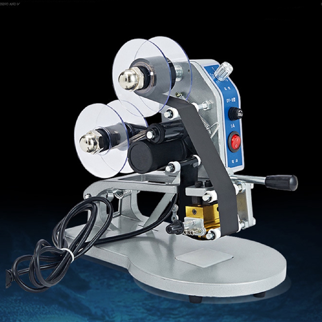 220v Expiry Date Machine Manual Hot Foil Stamping Printer Tools Thermal Ribbon Date Code
