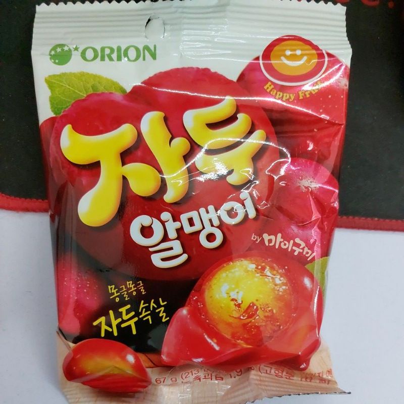 Orion Lotte Jellycious Crown Gummy Peach Grape Worm Jelly Day | Shopee ...