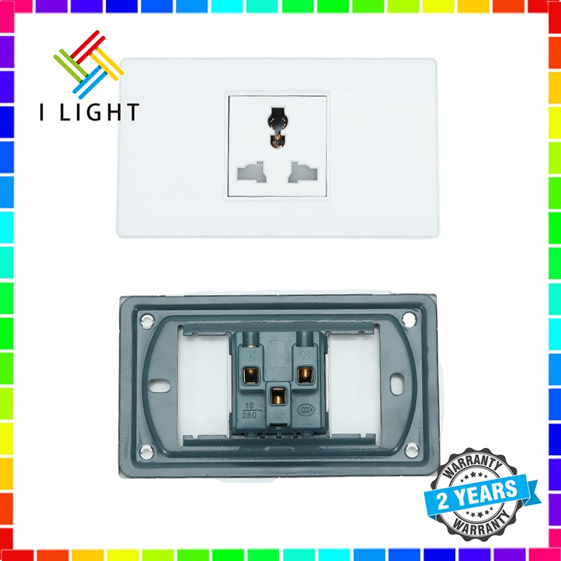 Wide series universal outlet Wall socket 1gang 2gang 3gang outlet 1way ...