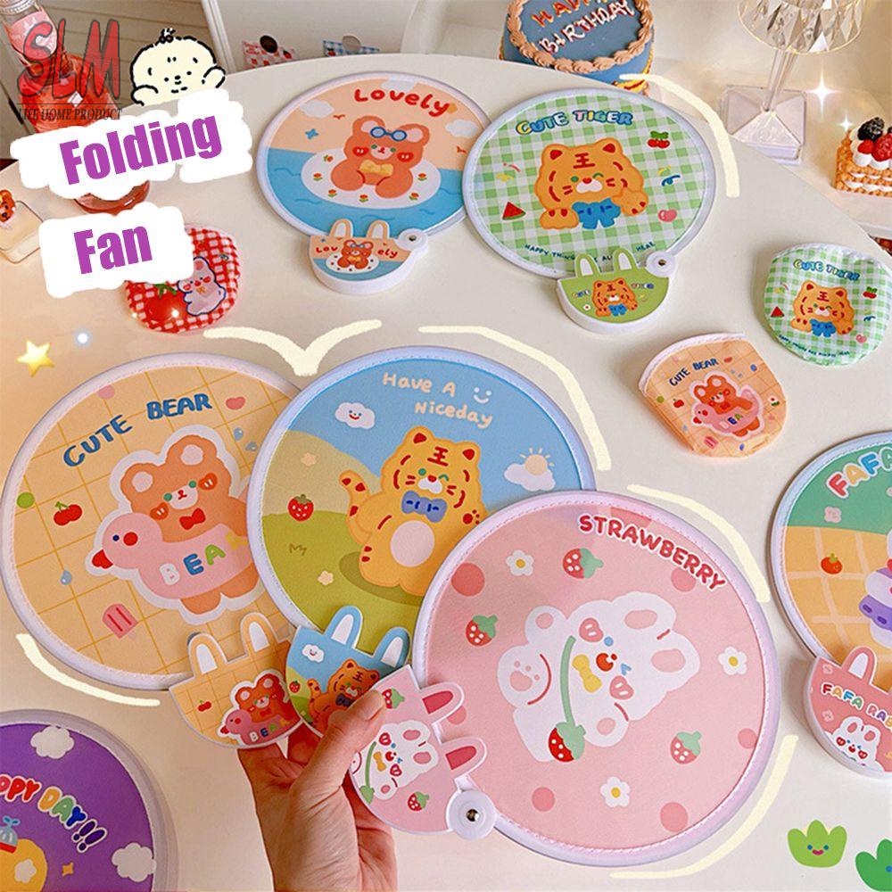SLM Cartoon Folding Fan ,Mini Portable Fan ,Summer Cooling Handheld ...