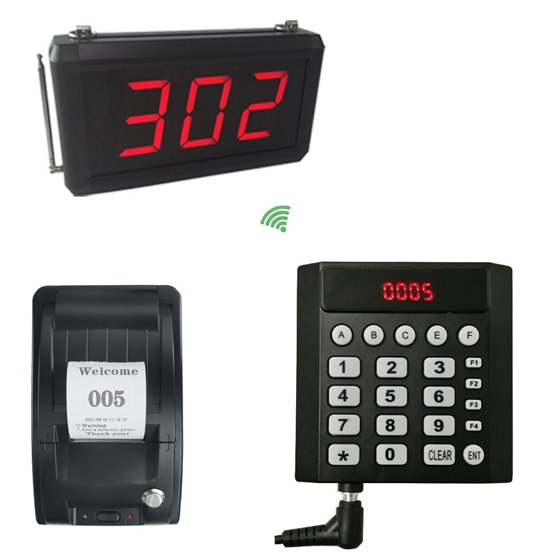 Queue system counter wireless LED digital number call system queue ...