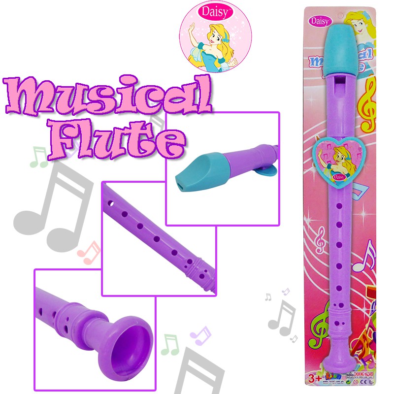 Daisy Toys Musical Flute-Purple RIC(0956DA)Raion Musical Instruments ...