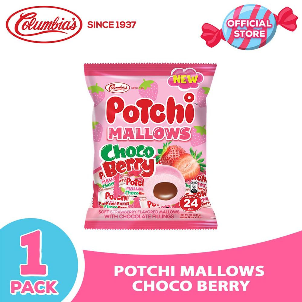 Columbia Candies: Potchi Choco Berry Mallows | Shopee Philippines