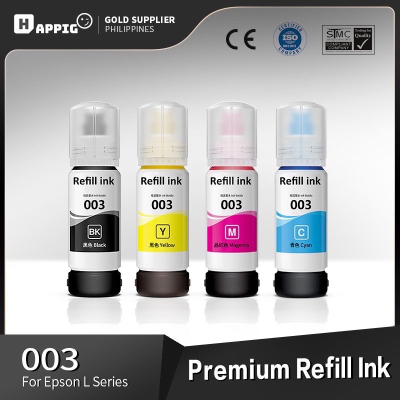 Epson Compatible Ink 003 Refill Ink for Epson L3110 L1110 L3116 L315 ...