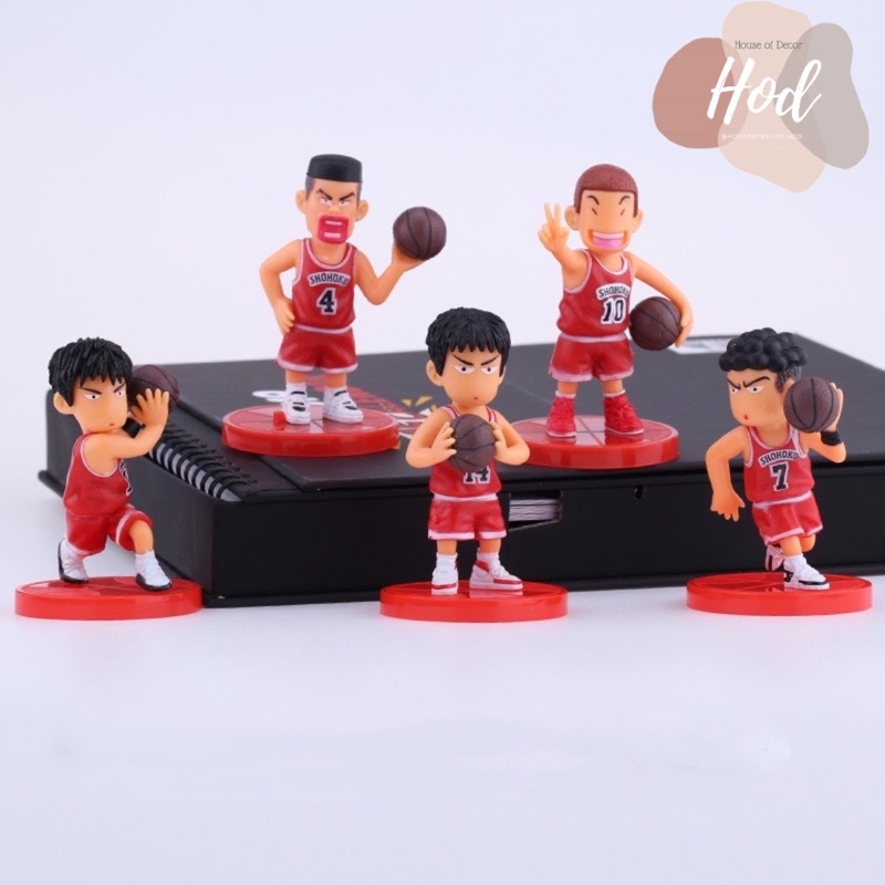 5pcs/set SLAM DUNK Topper Cake Decoration Display Birthday Cake Boy ...