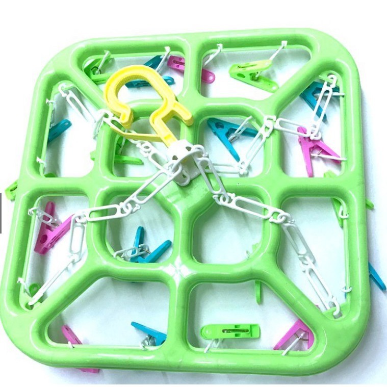 20 clip pvc drying rack plastic drying rack | Shopee Philippines