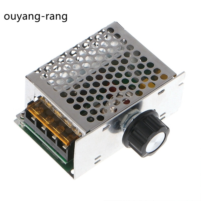 AC 220V 4000W High Power SCR Speed Controller Electronic Voltage Regulator Governor Thermostat ...