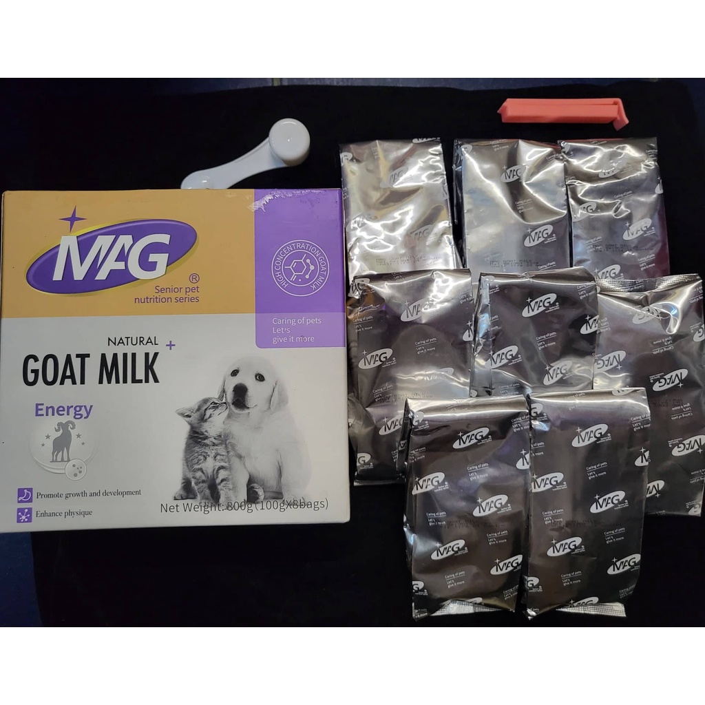 800g.MAG GOATS MILK . 8pcs inside the box 100g, per packed | Shopee ...