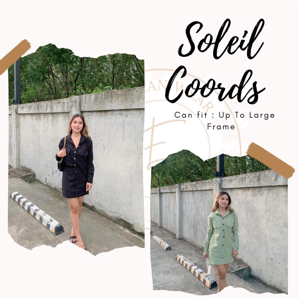 Soleil Coords Clothes | Shopee Philippines