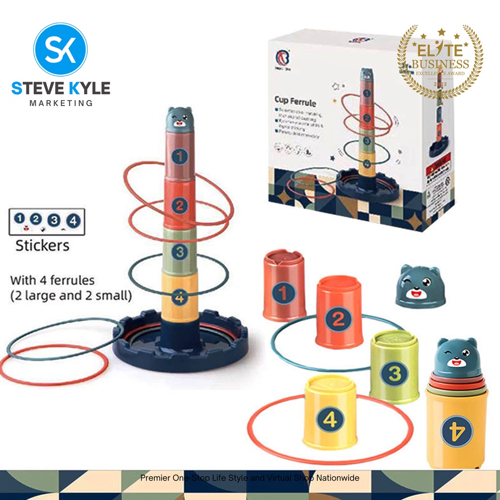 Folding Cup Set Circle Toys Ferrule Cup | Shopee Philippines
