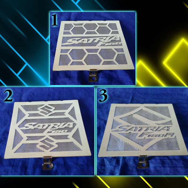 Suzuki Raider R150 satria FI stainless steel radiator Cover | Shopee ...