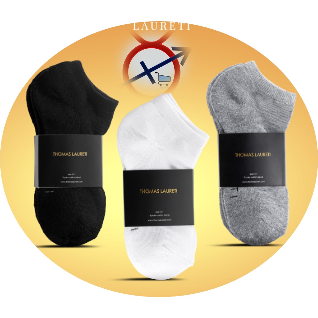 BRANDED ANKLE SOCKS By Thomas Laureti (unisex size 5 - 10) price per ...