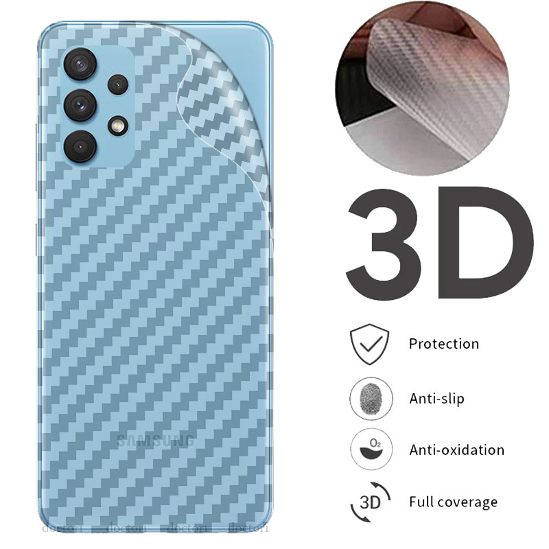 Carbon back cover for Samsung Galaxy ss A71 A52s A22 M32 A12 A52 A72 ...