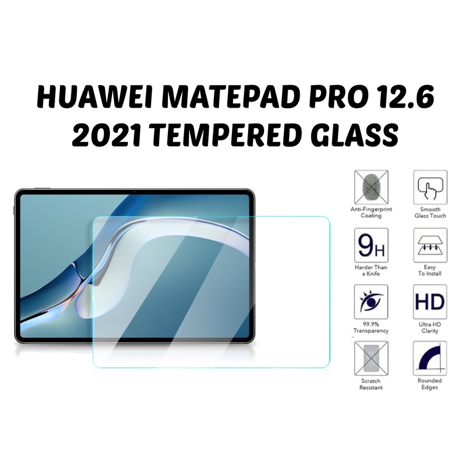 [High Quality] Matepad Pro 12.6 2021 Tempered Glass Screen Protector ...