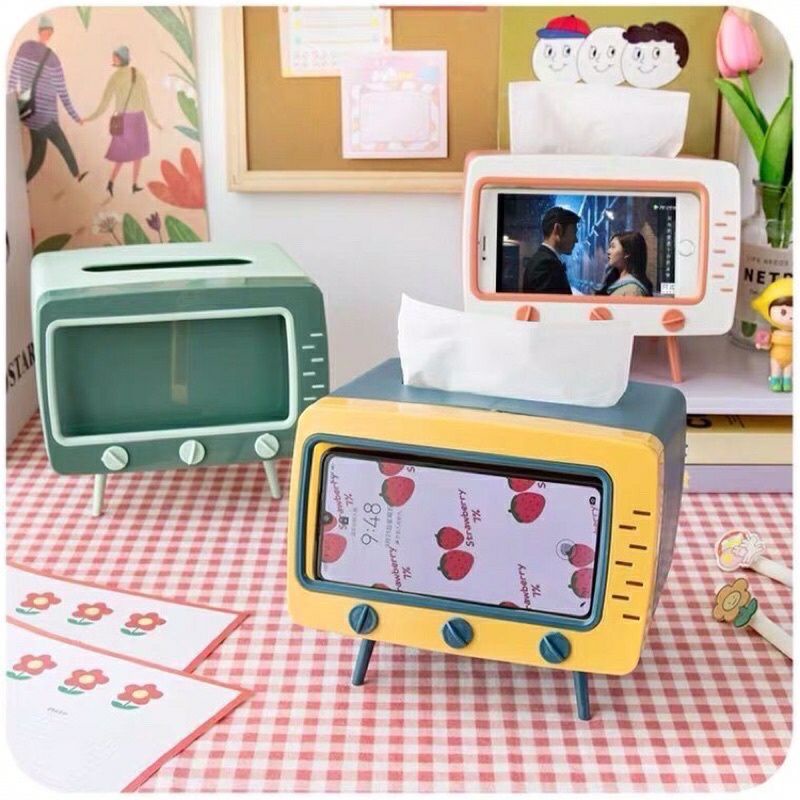 HP Imported Tv Model Cell Phone Tissue Holder Box | Shopee Philippines