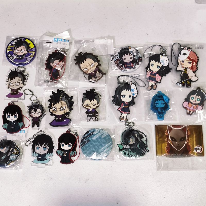 Demon Slayer ~ Genya Shinazugawa Merch (Acrylic Standee, pins, Rubber ...