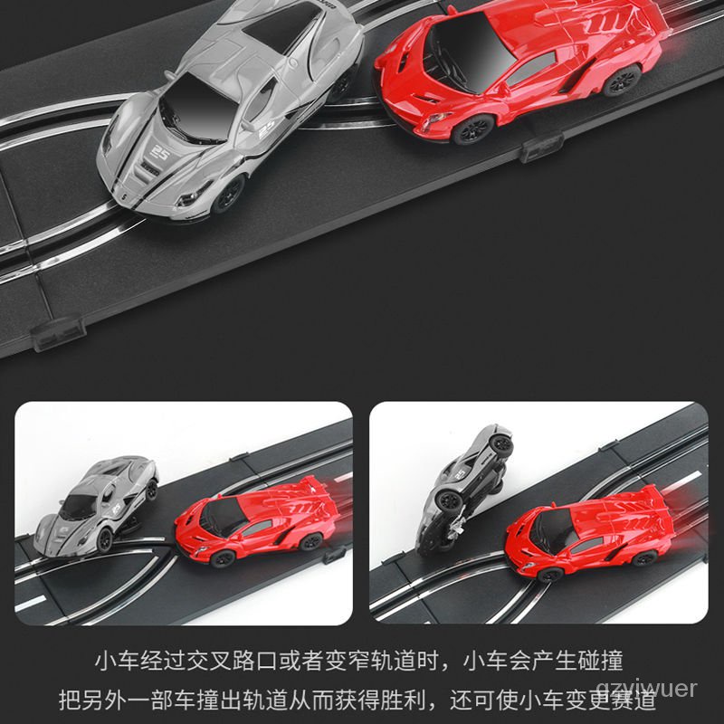 learning toys for kids Double Rail Car Racing Small Train Toy Runway ...