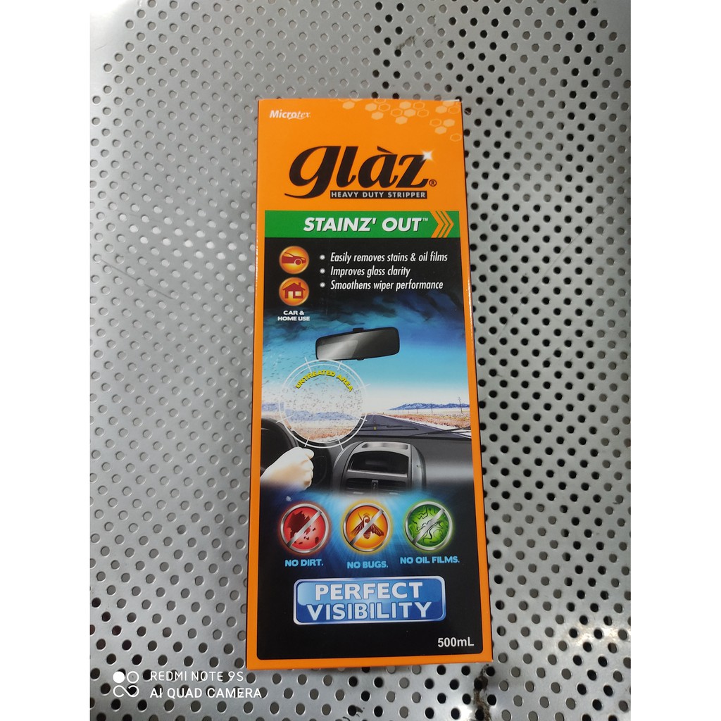 Microtex Glaz Stainz' Out (500ML) (Glass Compound) | Shopee Philippines