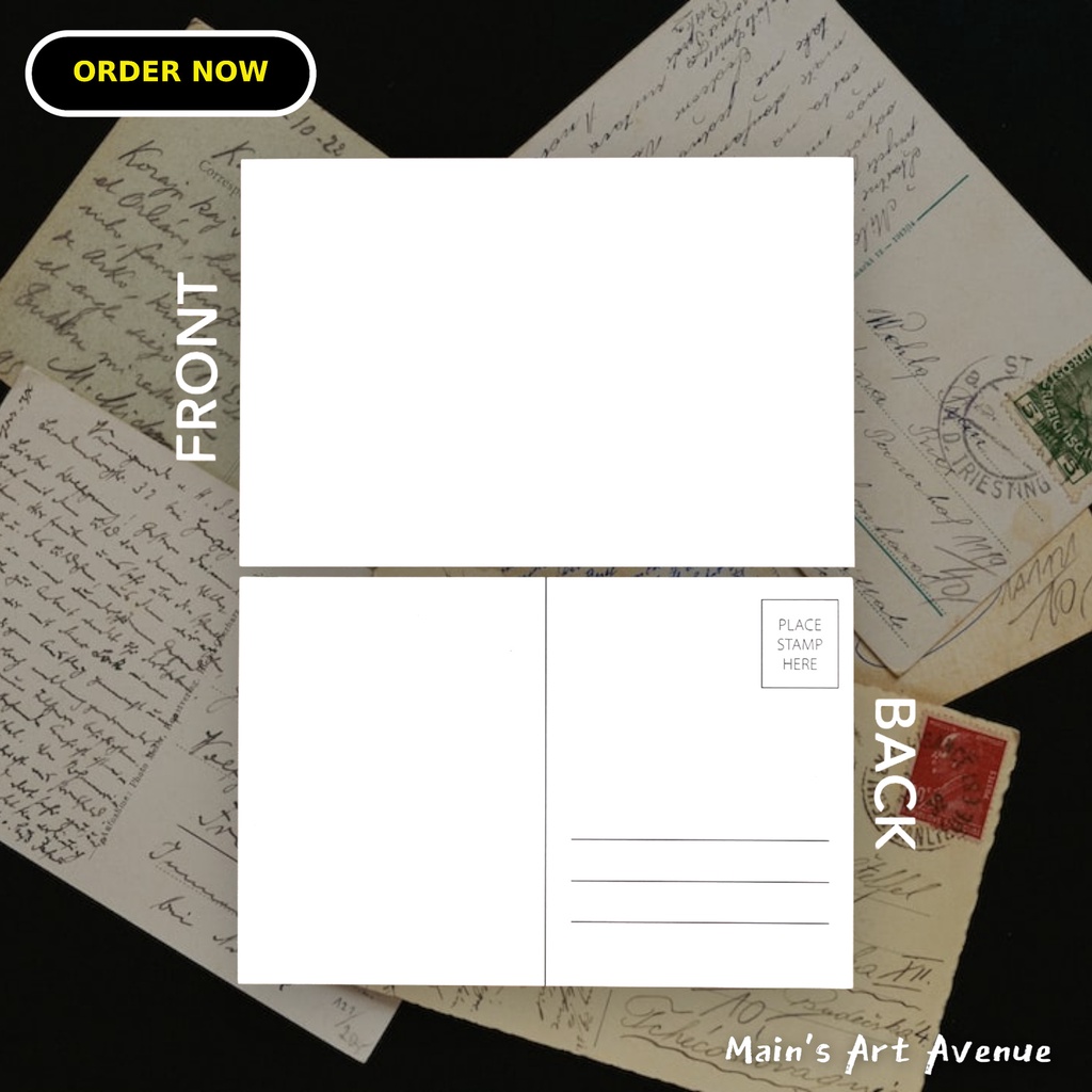 BLANK Mailable Postcards 4x6” 14pt. Heavyweight, for Printing or Art ...