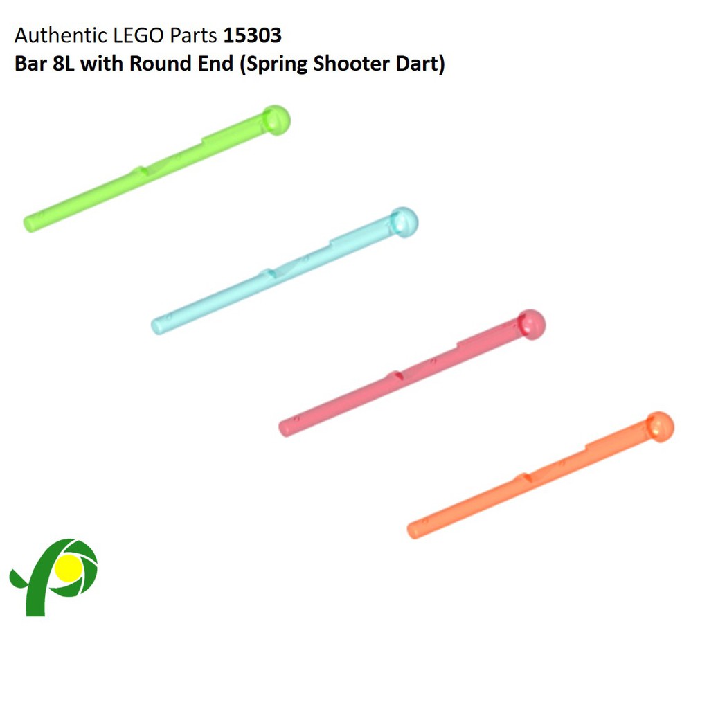 LEGO Parts 15303 Bar 8L Round End Spring Shooter Dart | Shopee Philippines