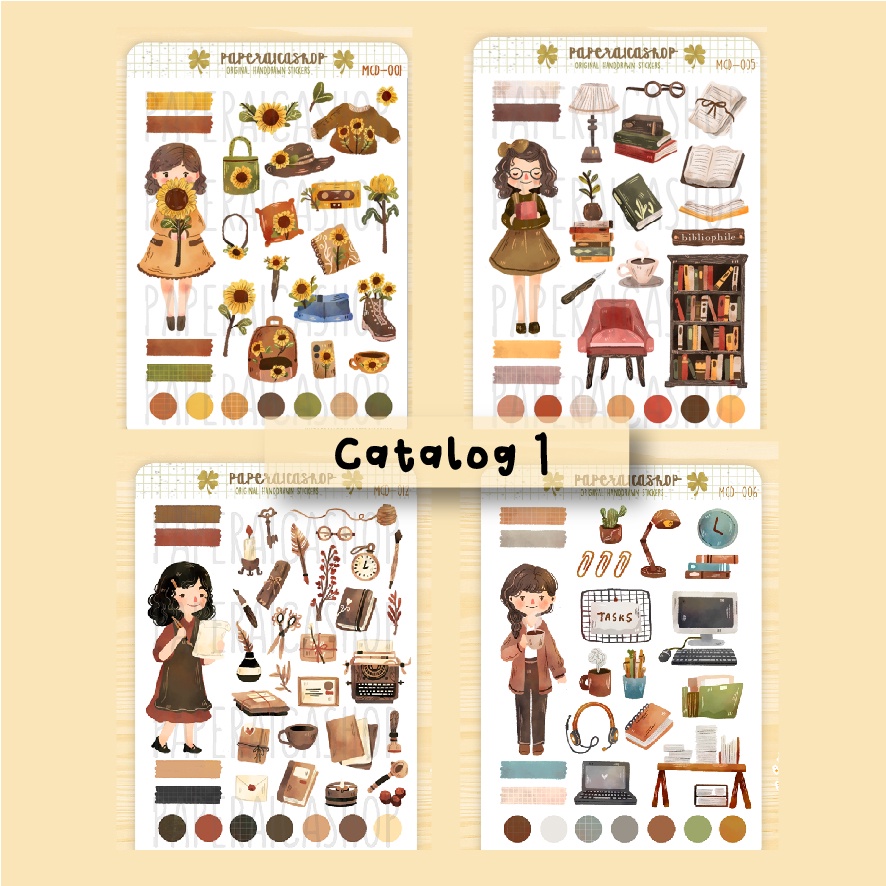 PAPERAICA STICKER Decorative Journaling Sticker Planner Sheet / Journal ...