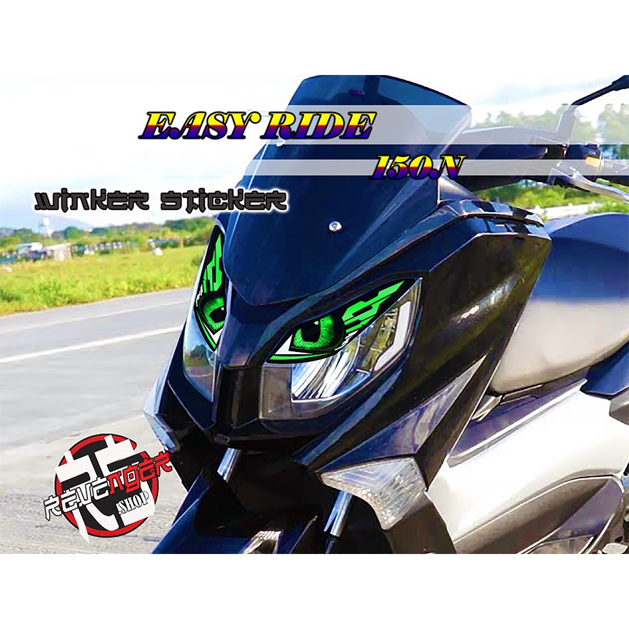 EasyRide 150n Winker Decal Sticker Headlight Design Toothless Design ...